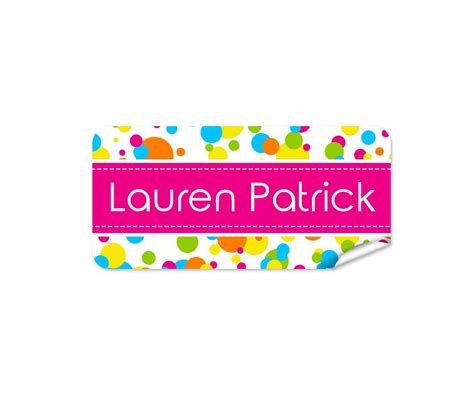 Rectangle Name Labels Officeworks Photos