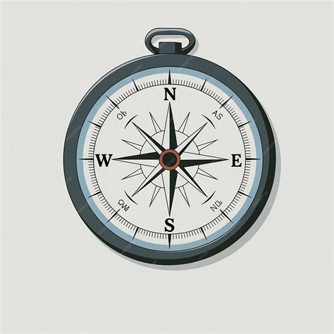 A Compass A Navigational Tool Used To Determine Direction Premium Ai
