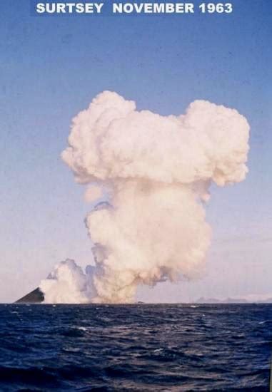 Volcano Surtsey Iceland