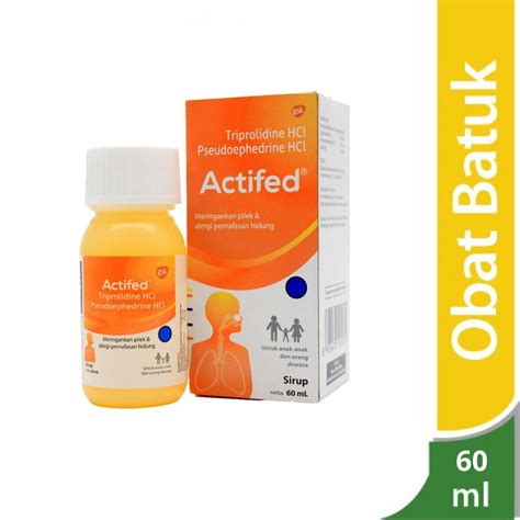 Jual Actifed Syr 60ml Kuning Glaxo Shopee Indonesia
