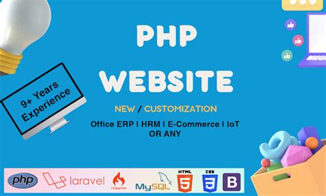 Develop Or Customize Your Dream Project Using Php Laravel And Mysql By