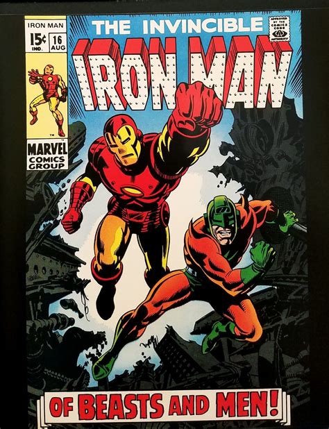 Iron Man Comic Cover Design