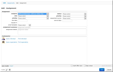 Adding An Assignment