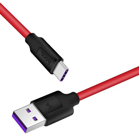 Phandco Pc Depot Hoco X11 Charging 5a Type C Cable 1 2meter Red