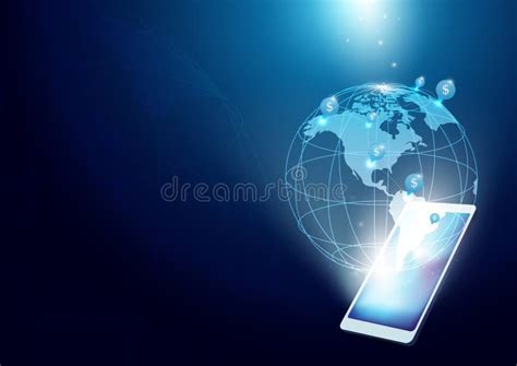 Communication Technology Background Stock Vector Illustration Of Social Concept 80085918