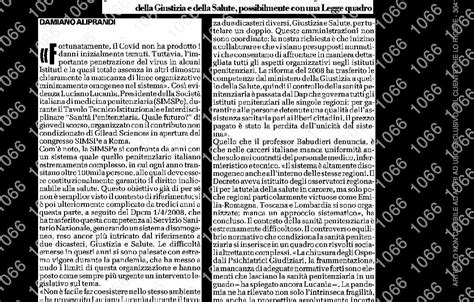 Nelle Carceri Va Garantito Un Livello Minimo Di Assistenza Sanitapenitenziaria Org