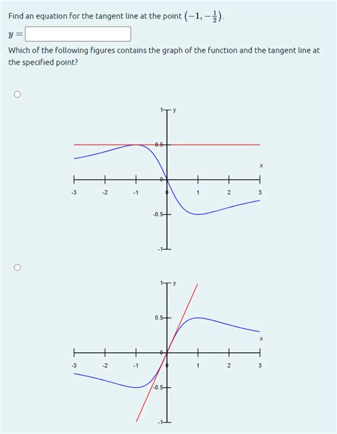 Find An Equation For The Tangent Line At The Point Chegg