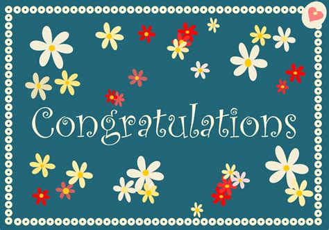 Free Printable Congratulations Cards In Retro Colors Congratulations