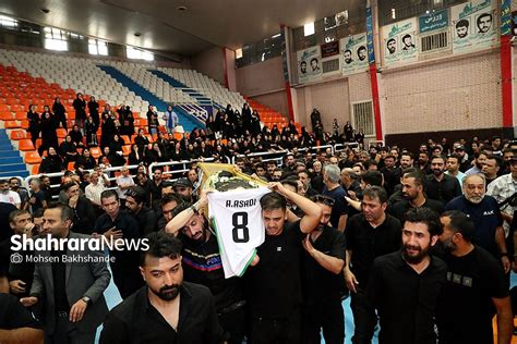 عکس‌هایی از مراسم تشییع پیکر مرحوم علی اسعدی فوتسالیست مشهدی شهرآرانیوز