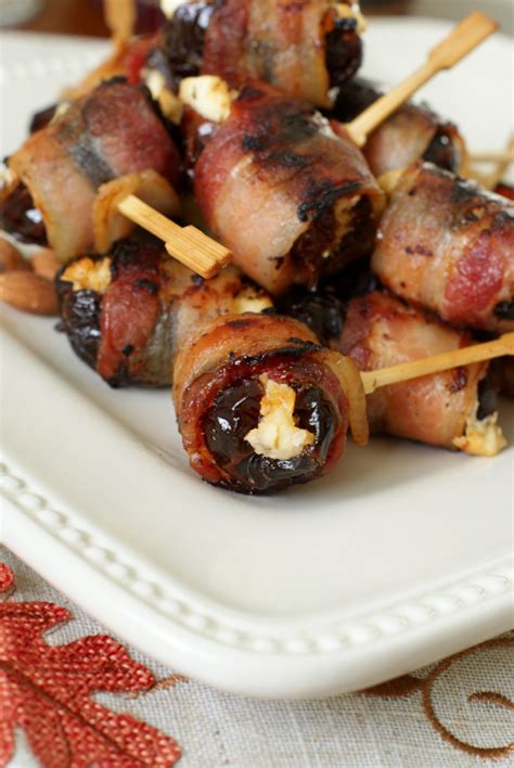 Cream Cheese Stuffed Bacon Wrapped Dates The Two Bite Club