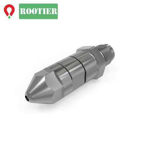 Internal Spring Loaded Self Closing Shut Off Valve Nozzle For Injection