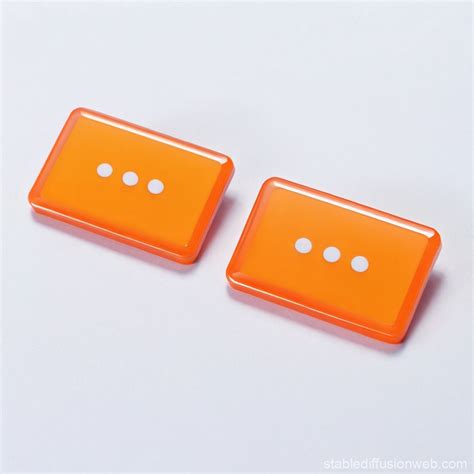 Orange Rectangle Button