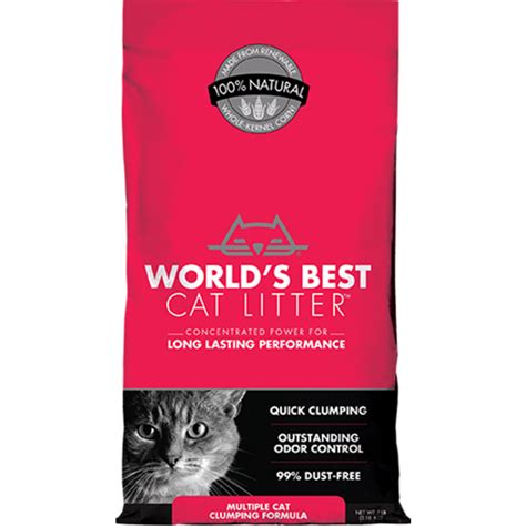 Worlds Best Cat Litter Multi Cat 7 Lb Hound About Town