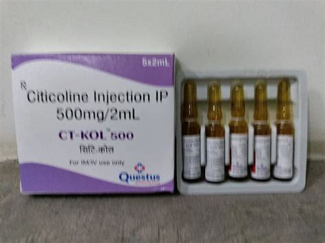 Citicoline Injection 500 Mg At ₹ 38 Piece In Vijayapura Id