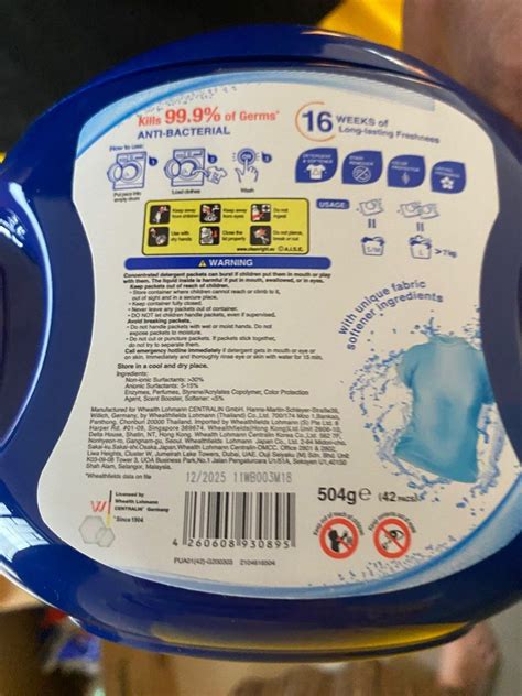 Laundry Capsule Furniture And Home Living Cleaning And Homecare Supplies Detergents On Carousell