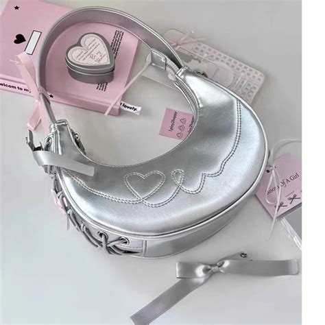 Jual Gt 073 Tas Bahu Wanita Kulit Tas Cewek Bordir Love Shopee Indonesia