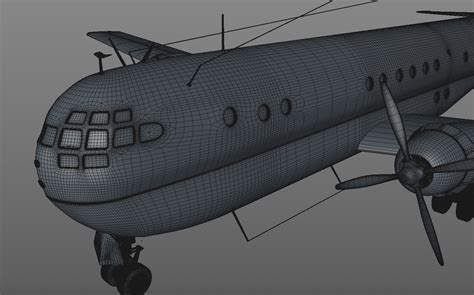 Boeing 377 Stratocruiser Boac L304 3d Model 120 Unknown C4d Free3d