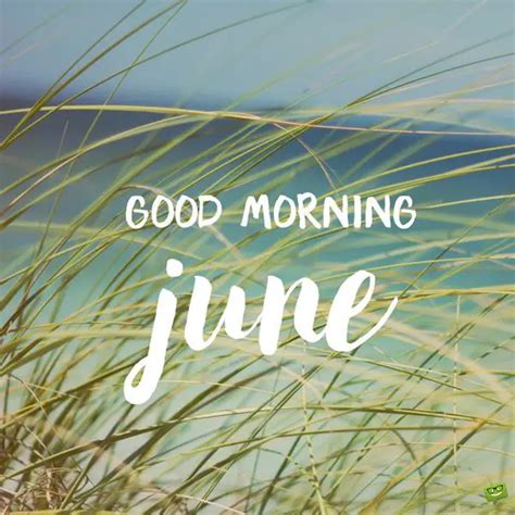 Good Morning June
