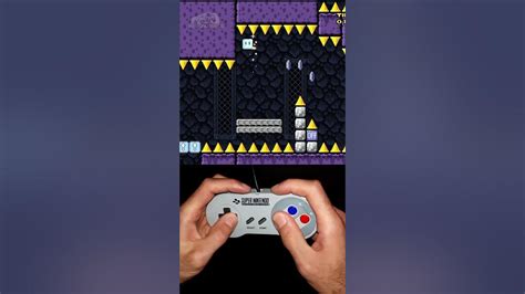 Thwomp Castle Crazy Vertical Level Shorts Kaizo Mario Youtube