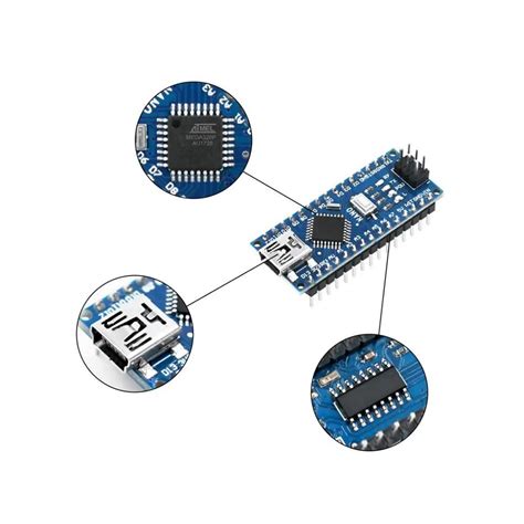 Placa De Dezvoltare Arduino Nano V3 Compatibil Cu Nano Ch340 Usb