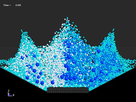 Ls Dyna 解析事例集 No 406 Particle Motion Inside Air Flow Chamber Simulation 3