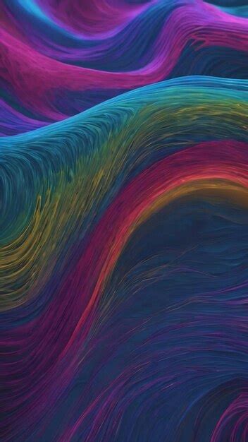 Premium Photo D Render Of Flow Field Visualization Lines Are Curled And Turbulence By Wind