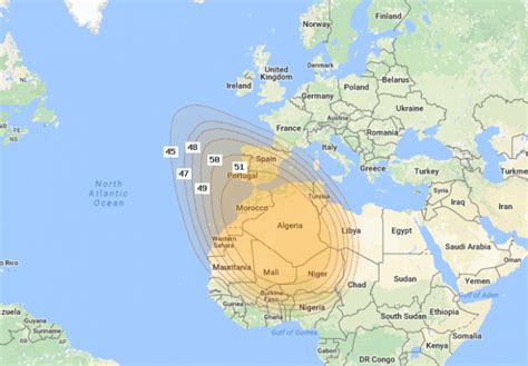 Badr 5 At 260 E Lyngsat Maps