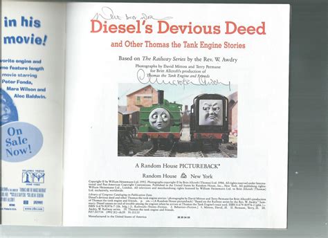 Diesels Devious Deed And Other Thomas The Tank Engine Stories Random
