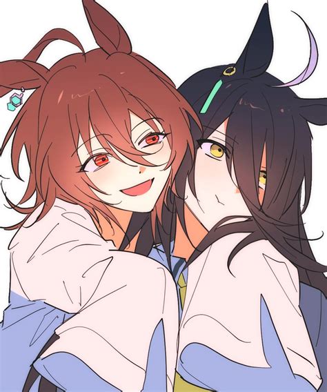 K1ngcra3 Agnes Tachyon Umamusume Manhattan Cafe Umamusume Umamusume Highres 2girls T