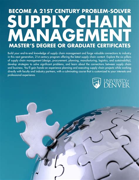 Supply Chain Management Graduate Program By University College Issuu