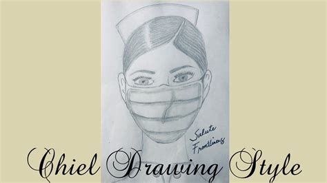 Salute To Frontliners Nurse Drawing Youtube
