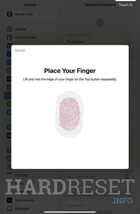 How To Add Fingerprint To Apple Ipad Mini 2021 Wifi Cellular