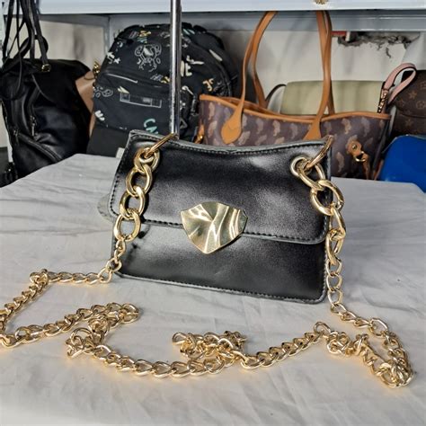 Cute Micro Mini Bag Black Micro Bag Gold Chain Womens Fashion Bags And Wallets Shoulder Bags