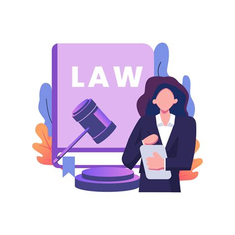 Litigation Support Flat Style Illustration Design 11637852 Vector Art
