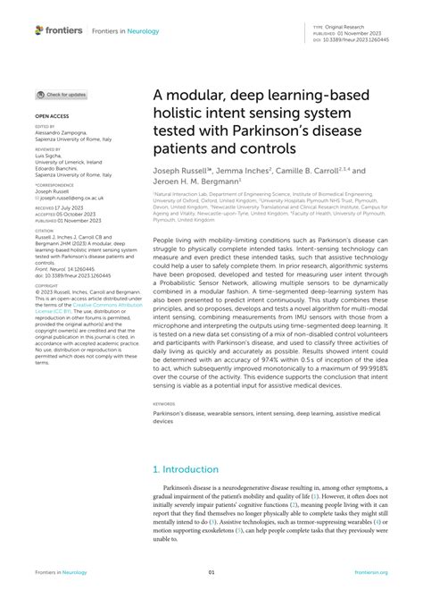 Pdf A Modular Deep Learning Based Holistic Intent Sensing System