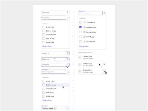 Dropdown Multiselect Exploration By Suzanne Lettink On Dribbble