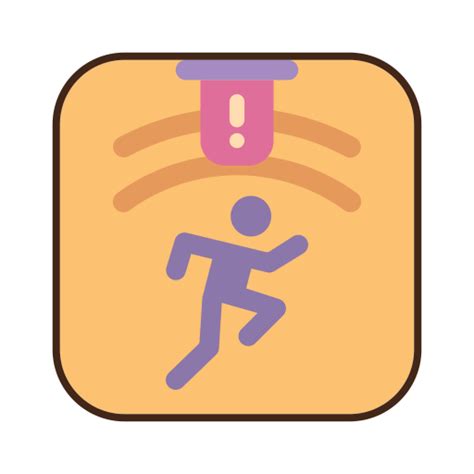 Motion Sensor Flaticons Lineal Color Icon