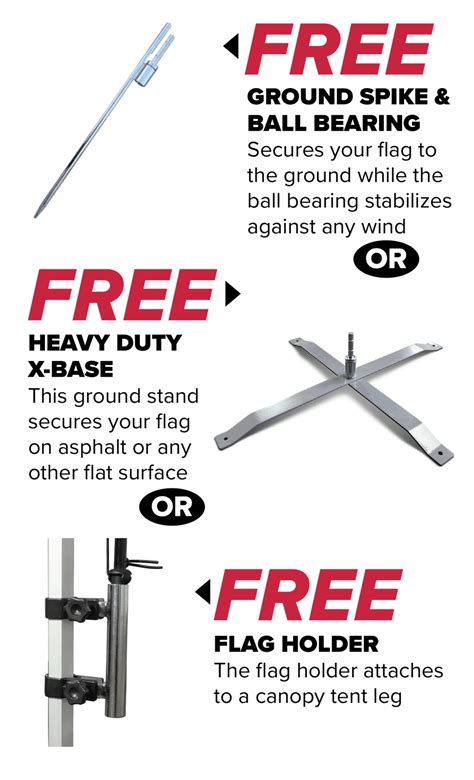 Free Flag Accessory With Printed Flag Purchase