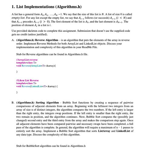 solved a list has a general form a0 a1 … an−1 we say that