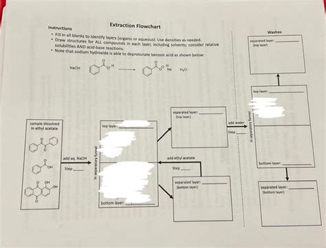 Extraction Flowchart Instructions Fill In All