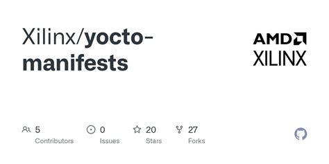 Github Xilinxyocto Manifests