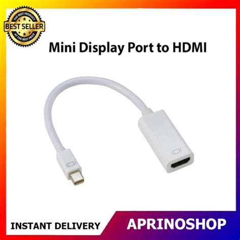 Jual Kabel Mini DP Male DisplayPort To HDMI Female Shopee Indonesia