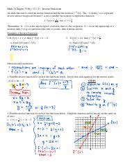 Understanding Inverse Functions: Examples, Steps, and | Course Hero