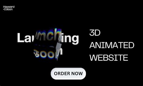 design 3d landing page 3d portfolio website 3d animated website using