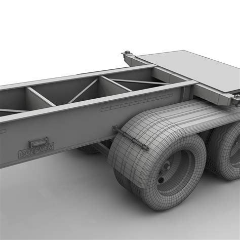 Doepker B Train Container Chassis 3d Model 79 Lwo Free3d