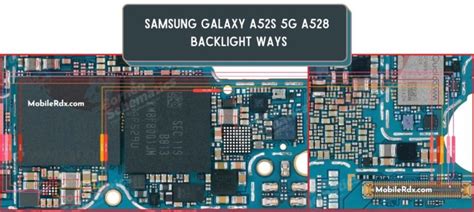 Samsung Galaxy A52s A528 Backlight Ways Repair Display Light Problem