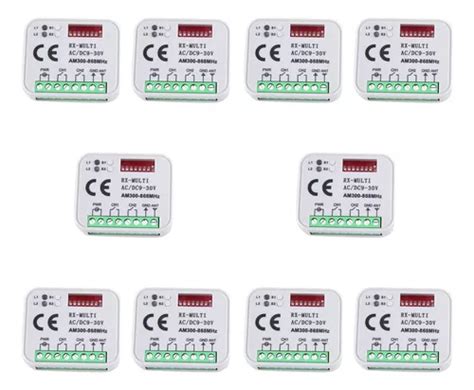 10x universal rx multi frequency 300 868mhz receiver 2ch 12v mercadolibre