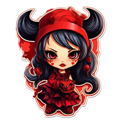 Premium Vector Chibi Girls Vector Illustration