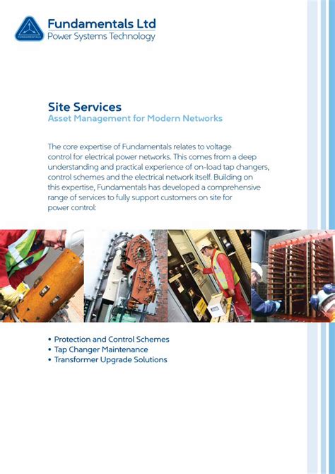 pdf services leaflet layout 1 fundamentals ltd · † marshalling