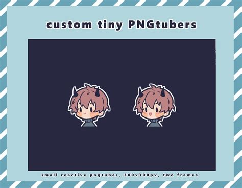Tiny Bby Custom Reactive Pngtuber Twitch Streamer Discord Etsy